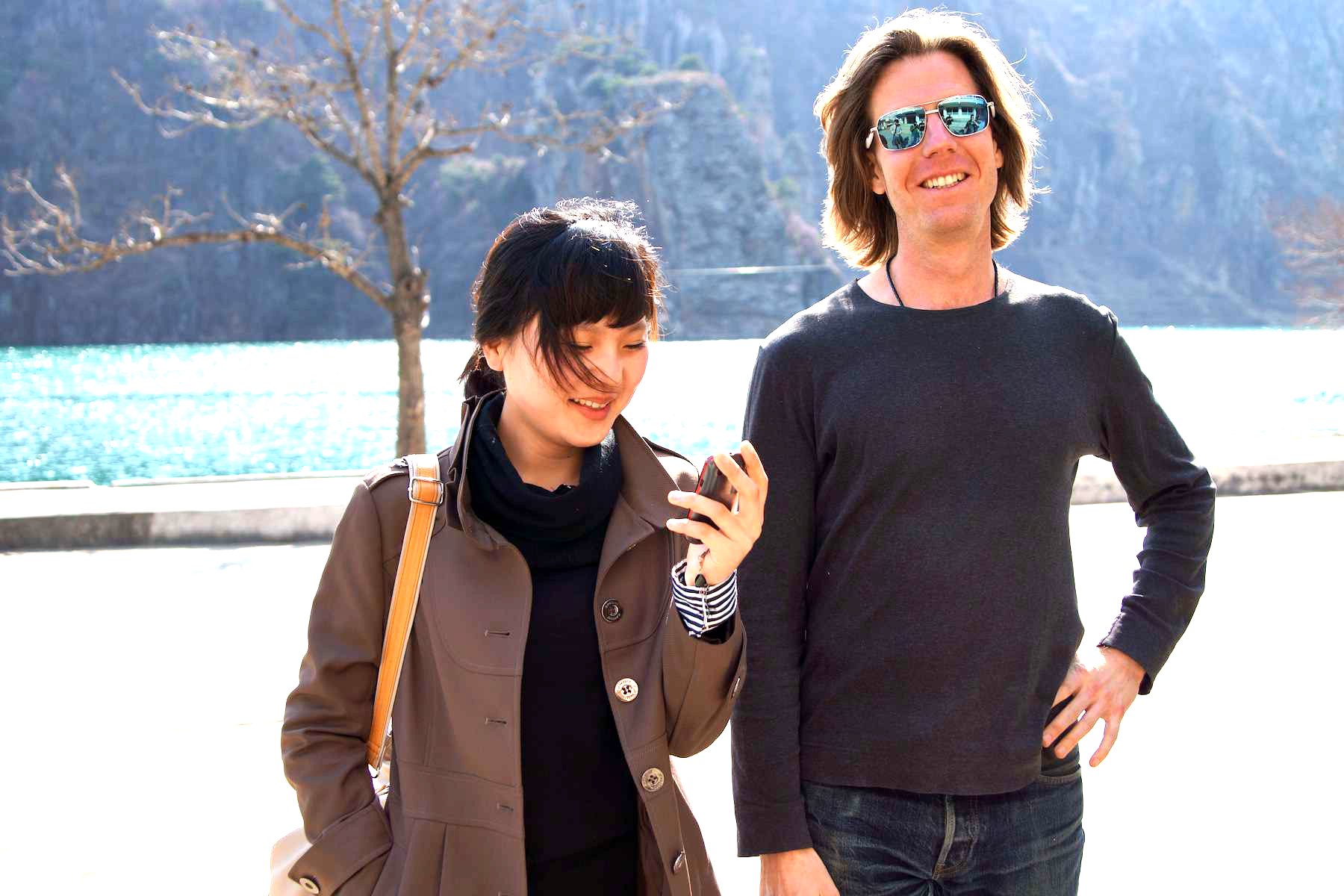Joshua Spodek and Ms Han, our North Korean tour guide » Joshua Spodek
