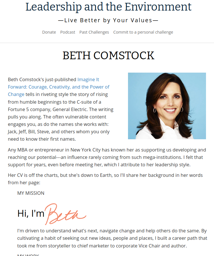 Beth Comstock on The Story of Plastic » Joshua Spodek