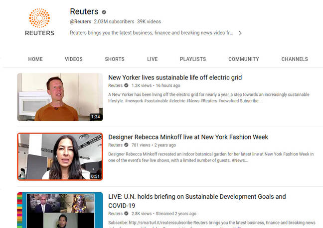 See Reuters Video on Me. The headline: “New Yorker lives sustainable ...