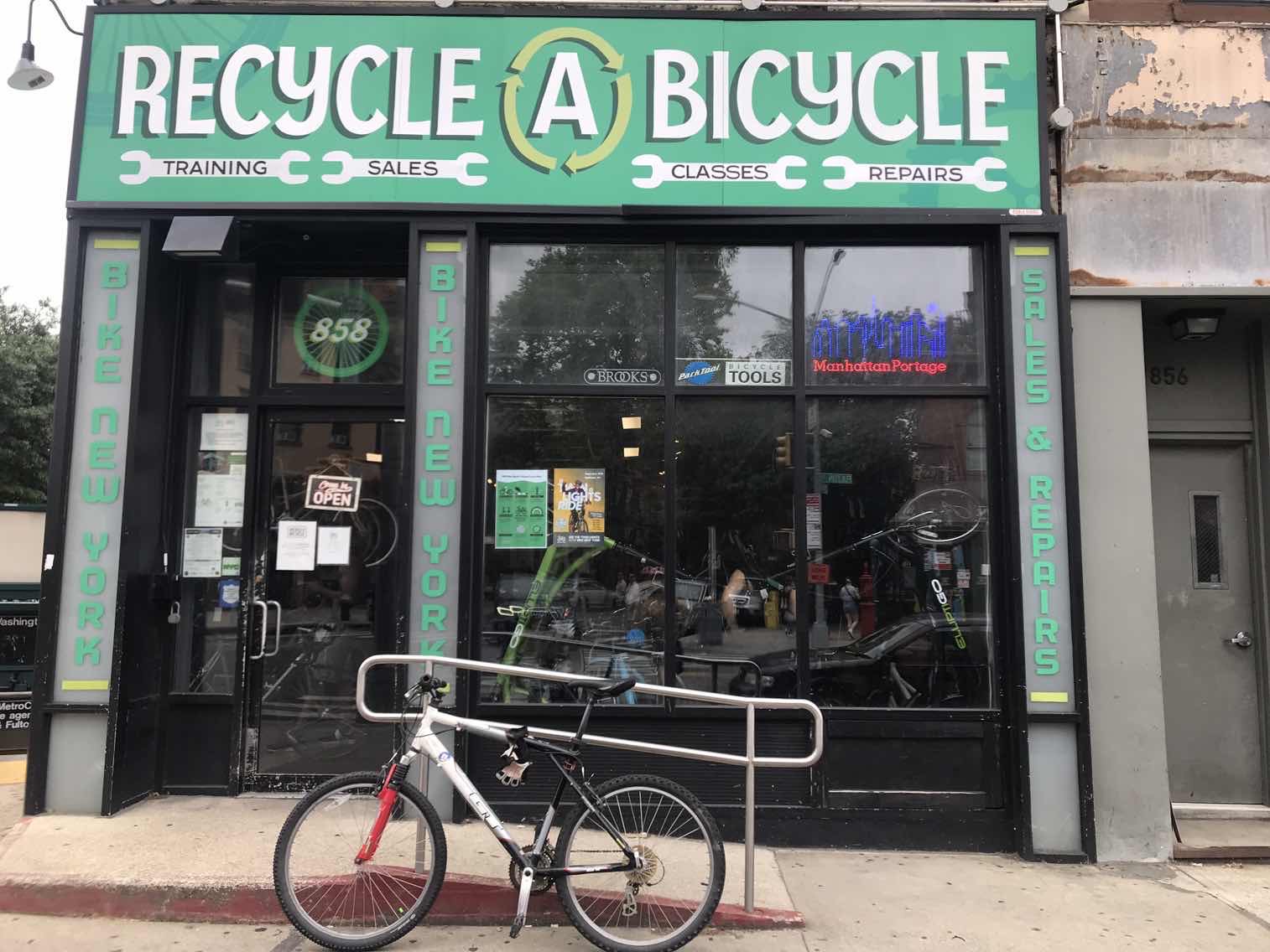 I recycled a bicycle at Recycle A Bicycle » Joshua Spodek